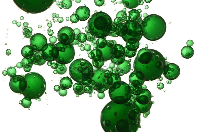 Green bubbles, 3D stock image. Image of abstract, drink - 242525821
