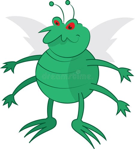 Isolated Cartoon Green Bug Stock Illustrations – 6,932 Isolated Cartoon ...