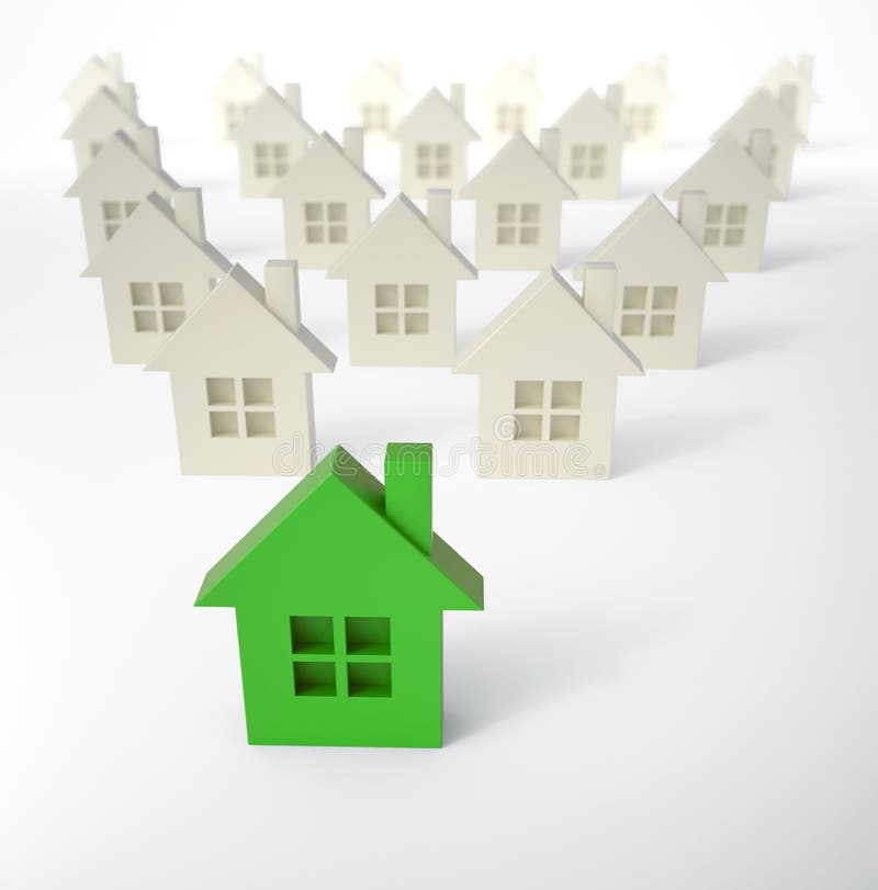 Green building icons. stock vector. Illustration of downtown - 8259883