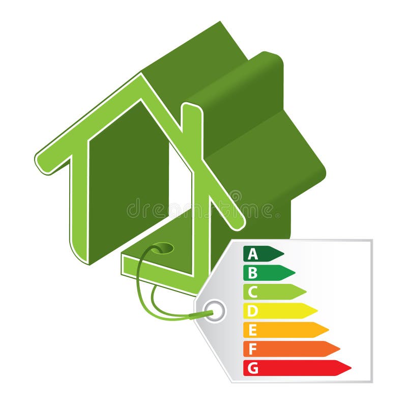 Building Energy Performance a Classification Stock Illustration ...