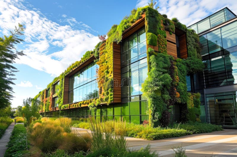 Green Building with Energy-efficient Design and Materials Stock ...