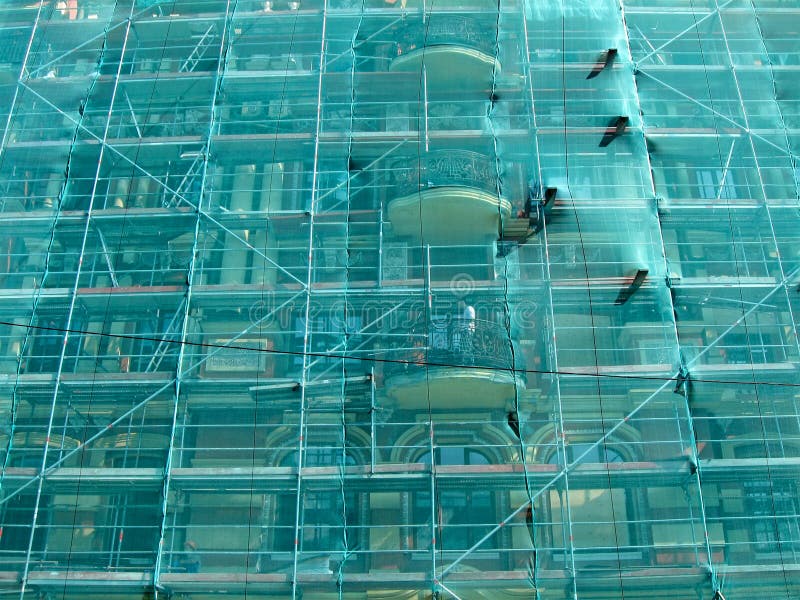Green Building Grid Masking, Industry Details, Stock Photo - Image of ...