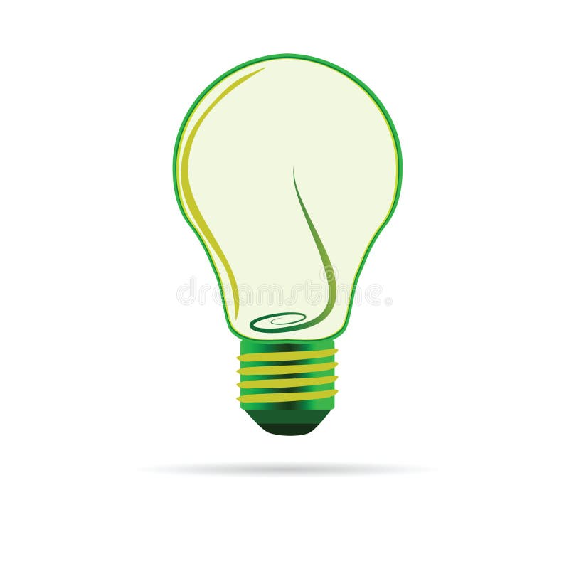 Green Bulb Vector Illustartion Stock Illustrations – 12 Green Bulb ...