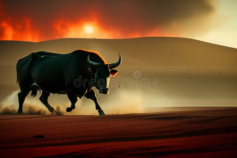 Green bull breaking stock illustration. Illustration of meat - 317757586