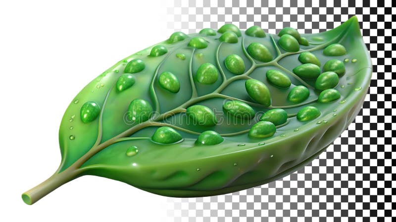 Green Bumpy Leaf, Textured Foliage, Natural Plant Element Png ...