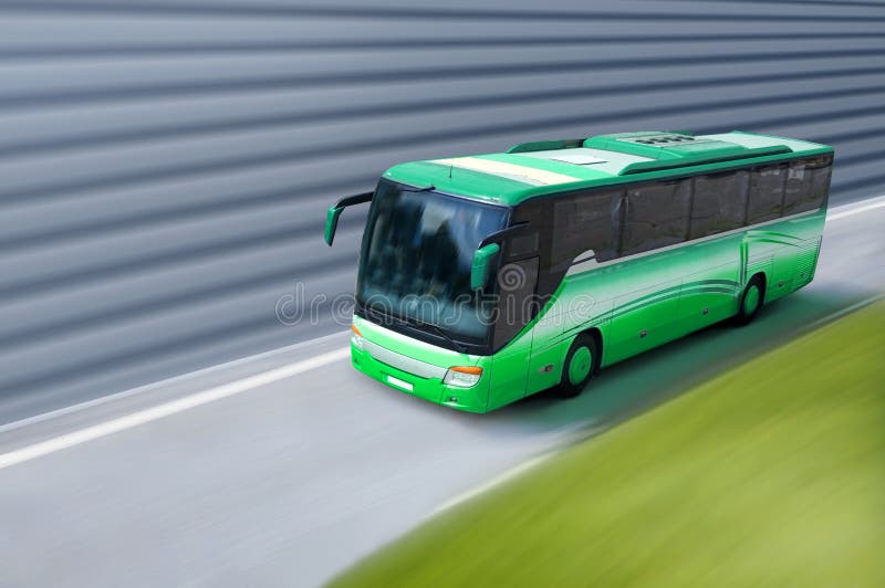 Green bus stock photo. Image of vehicle, ride, blue, holiday - 7724942