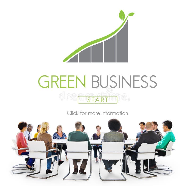 Green Business Conservation Responsibility Eco Concept Stock Image ...