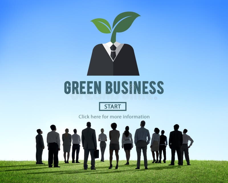 Green Business Ecology Environment Concept Stock Image - Image of ...