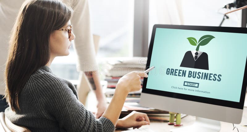 Green Business Ecology Environment Concept Stock Photo - Image of ...