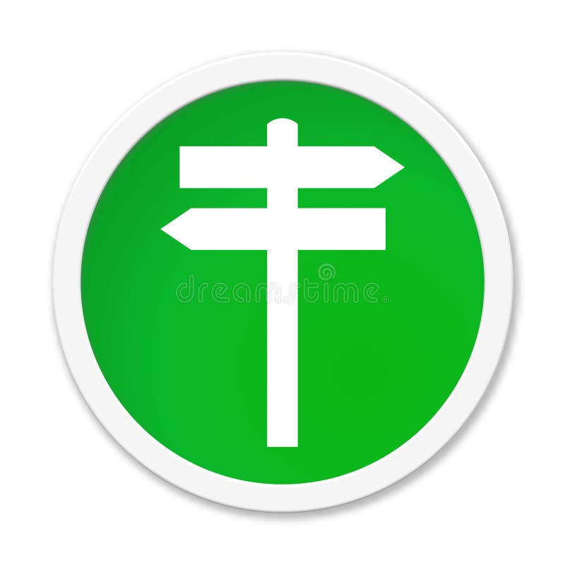 Green Button and Plus or Cross Icon with White Color Stock Illustration ...