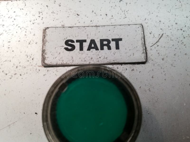 Button Start and Turn Off the Ignition of the Car Engine Close-up on ...