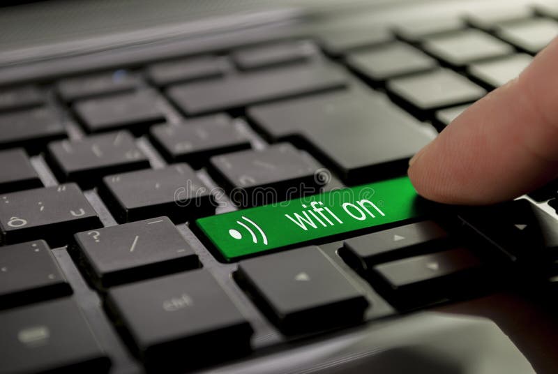 Web Design Business Concept. Green Enter Button or Key on White ...