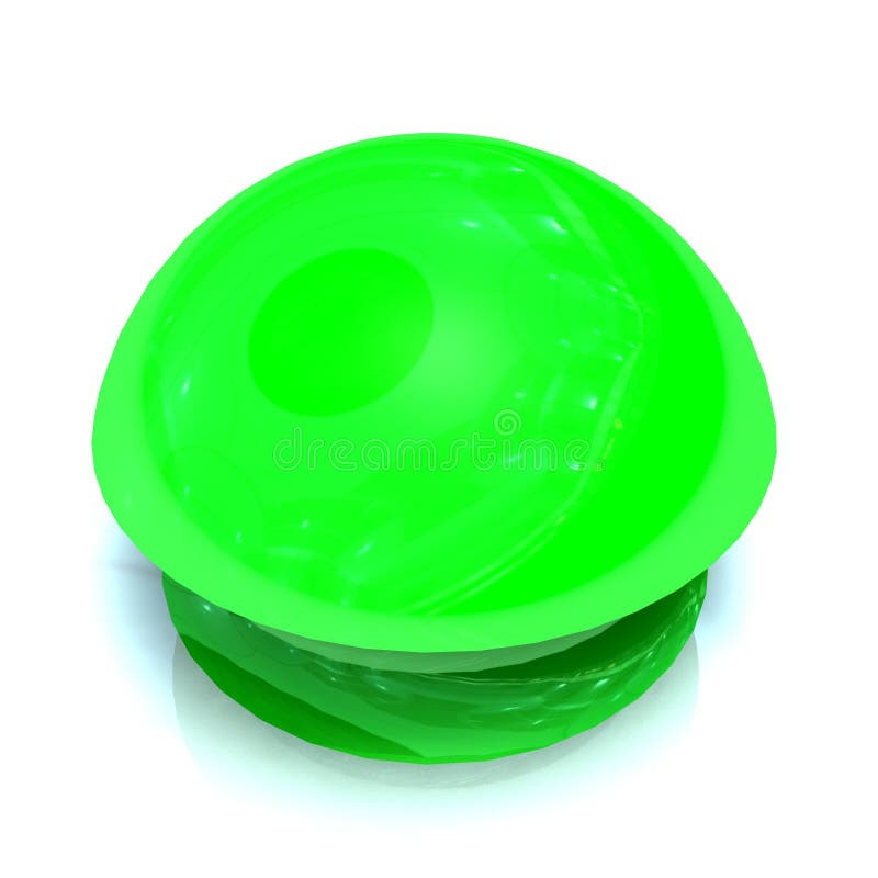 Green Buzzer stock illustration. Illustration of button - 1925741