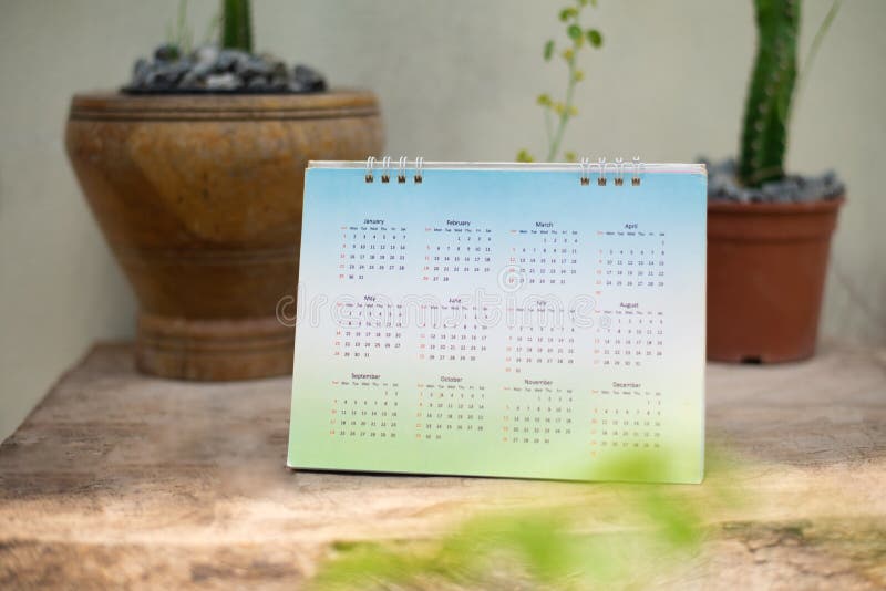 Green calendar. stock image. Image of event, closeup - 101836261