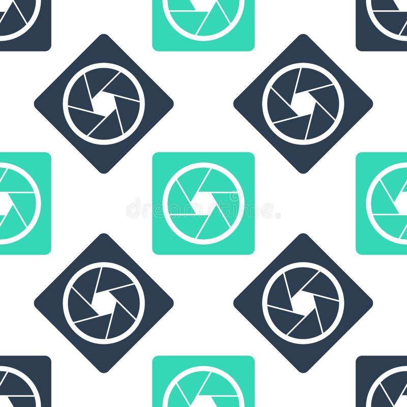 Green Camera Aperture Icon, Comics Style Stock Vector - Illustration of ...