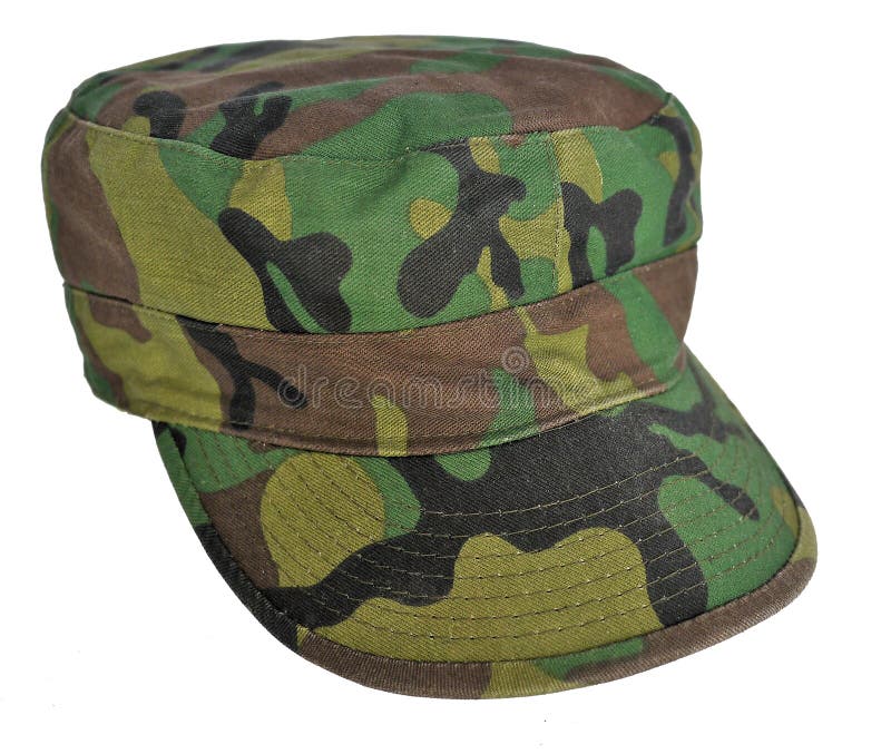 Green Camouflage Military Army Bullet Proof Kelvar Helmet Stock Photo ...