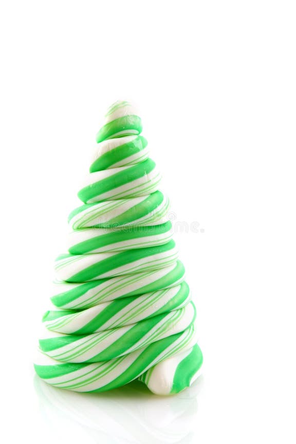 Green candy christmas tree stock image. Image of christmas - 7316695