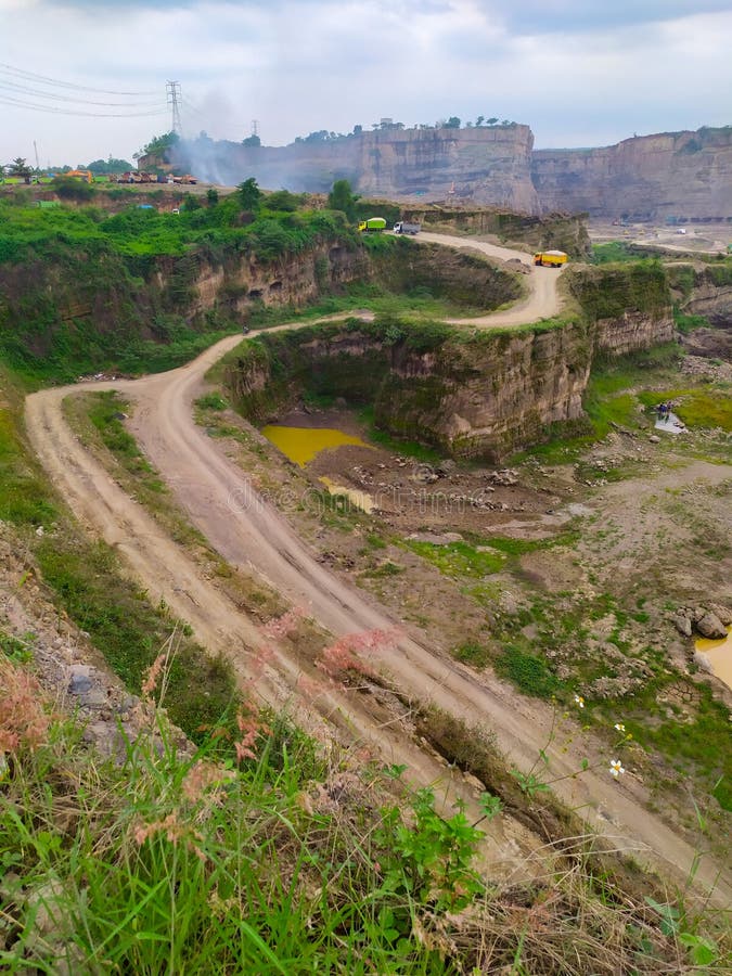 Green Canyon Semarang from Above Stock Image - Image of landscape ...