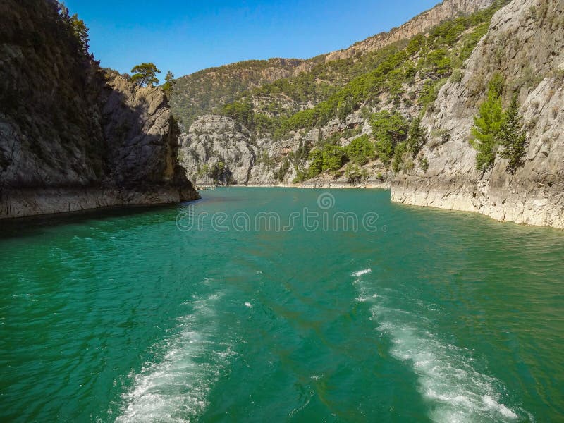 Green Canyon in Turkey stock image. Image of european - 124846151