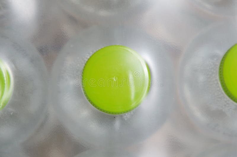 Green cap water bottle stock image. Image of thirsty - 57165919