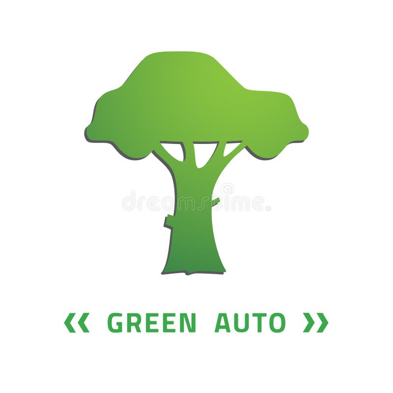 Green Car Vector Logo Design Stock Illustration - Illustration of ...