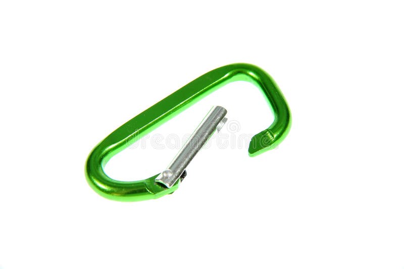 Green carabiner stock image. Image of crab, object, krab - 13706907