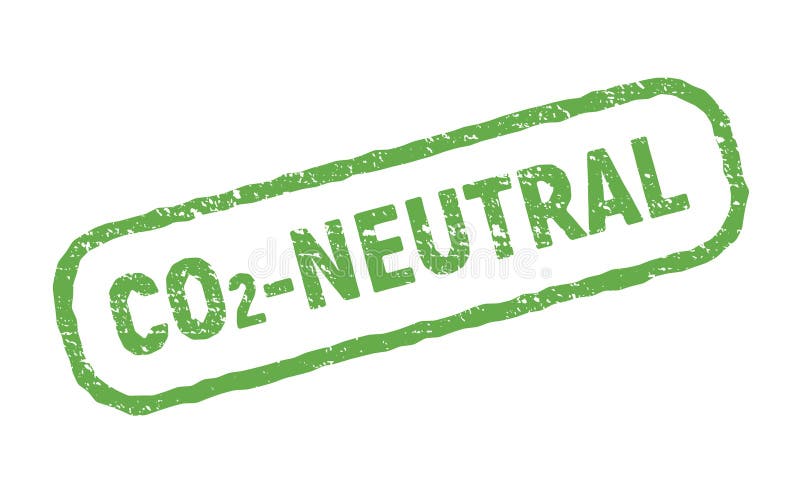 Green Carbon Neutral Stamp. Environmental Climate Change Carbon Neutral ...