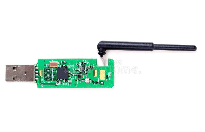 Bluetooth Module Isolated on White Stock Image - Image of information ...