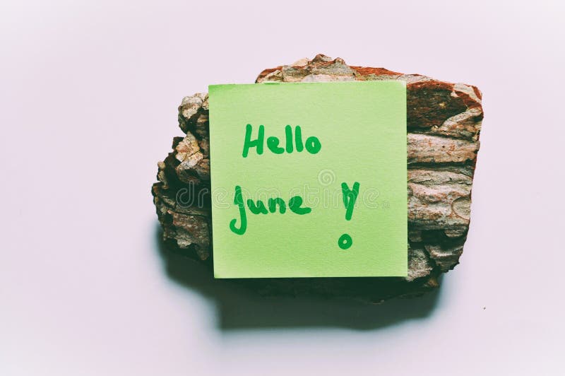 Hello june background stock image. Image of card, lighting - 349935609