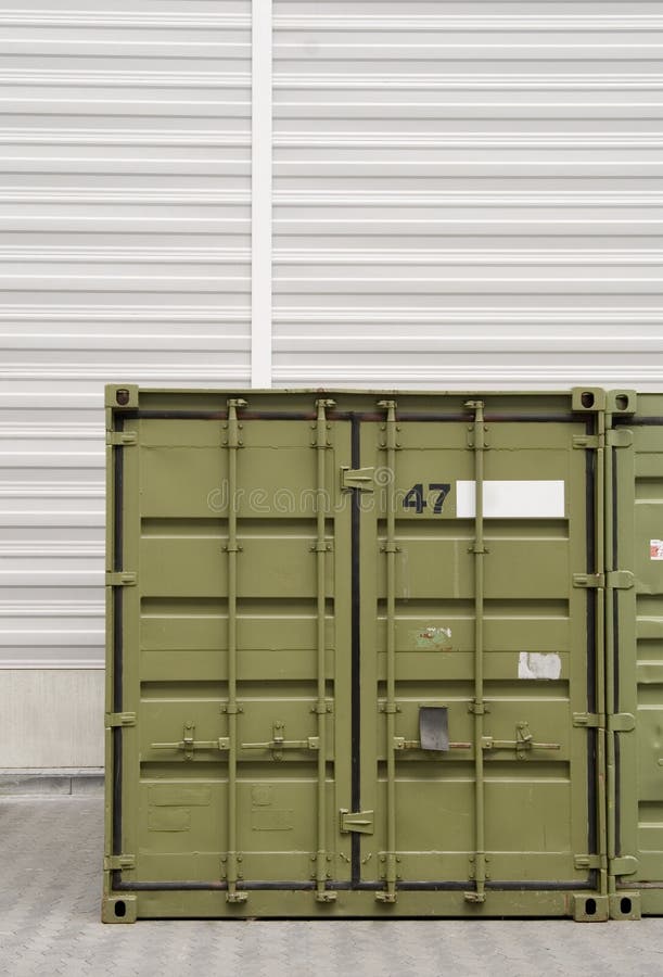 Green cargo container stock photo. Image of copy, space - 6258668