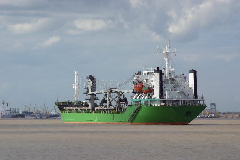 Green cargo container stock photo. Image of copy, space - 6258668