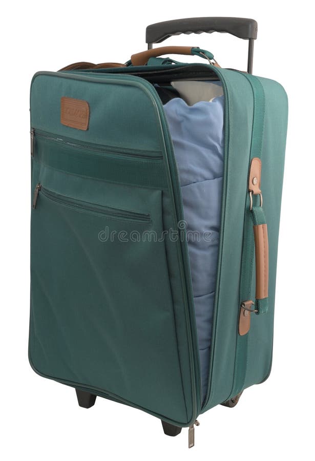 Green Carry-on Case stock photo. Image of white, suitcase - 6693658