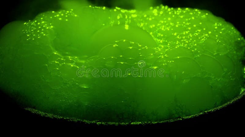 Green Cauldron Bubbling with Gross Liquid Stock Footage - Video of ...