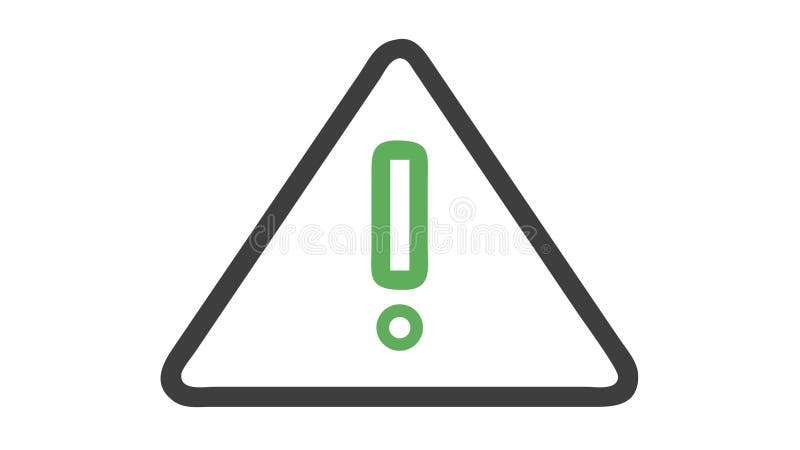 Green Caution Triangle Stock Illustrations – 1,709 Green Caution ...