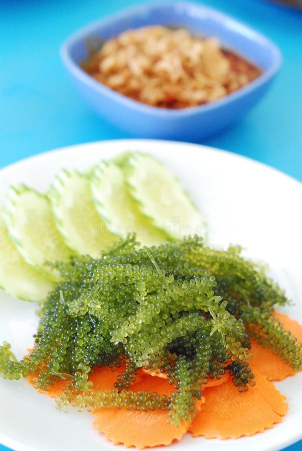 Green caviar seaweed stock image. Image of grain, grape - 49240213