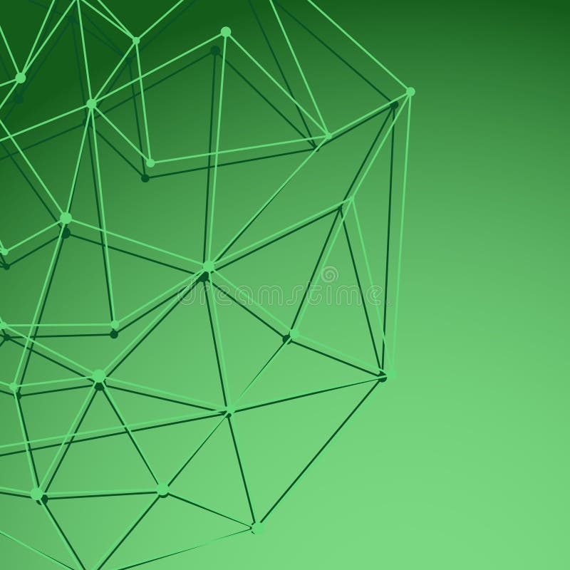 Green Cell Background with Shadow Stock Vector - Illustration of media ...