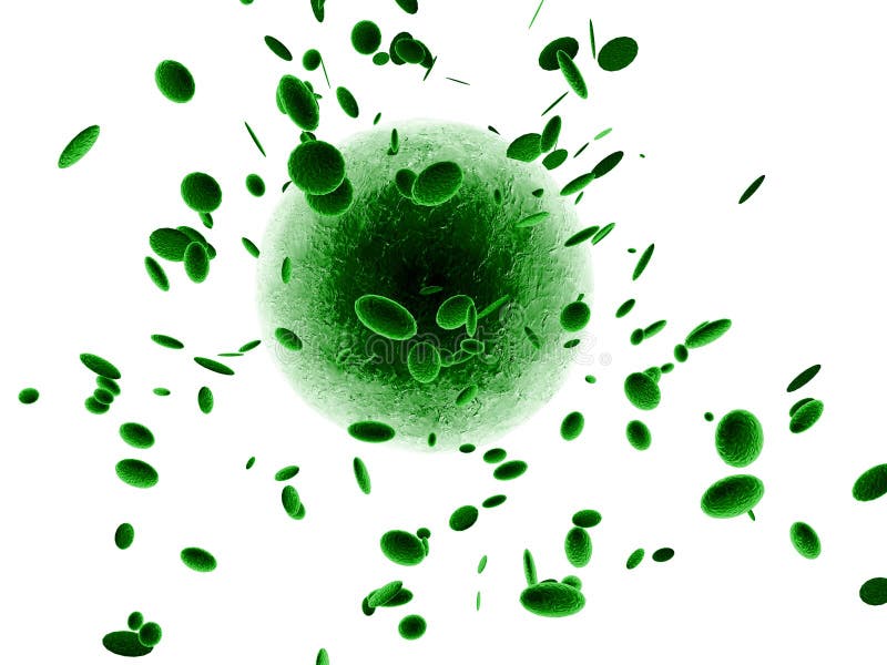 Green Cells stock illustration. Illustration of cell - 20521952