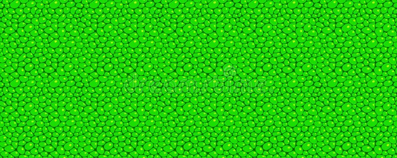 Green Cells Seamless Patterns Set. Leaf Structure Vector Illustration ...