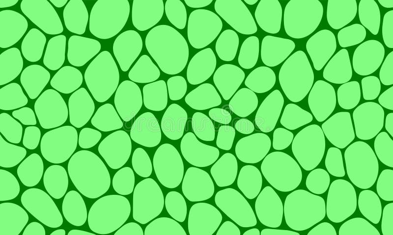 Green Cells Vector Background. Leaf Structure Close Up Illustration ...