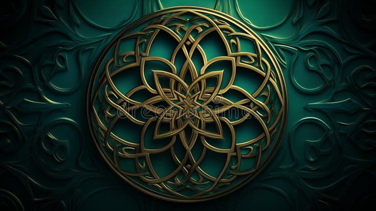 Celtic Green Knots Braids Patterns Stock Photos - Free & Royalty-Free ...