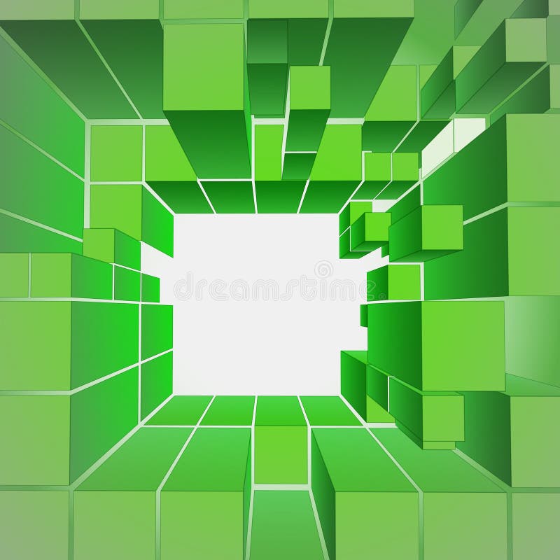 Green Central Ecology Gate Composition Vector Stock Vector ...