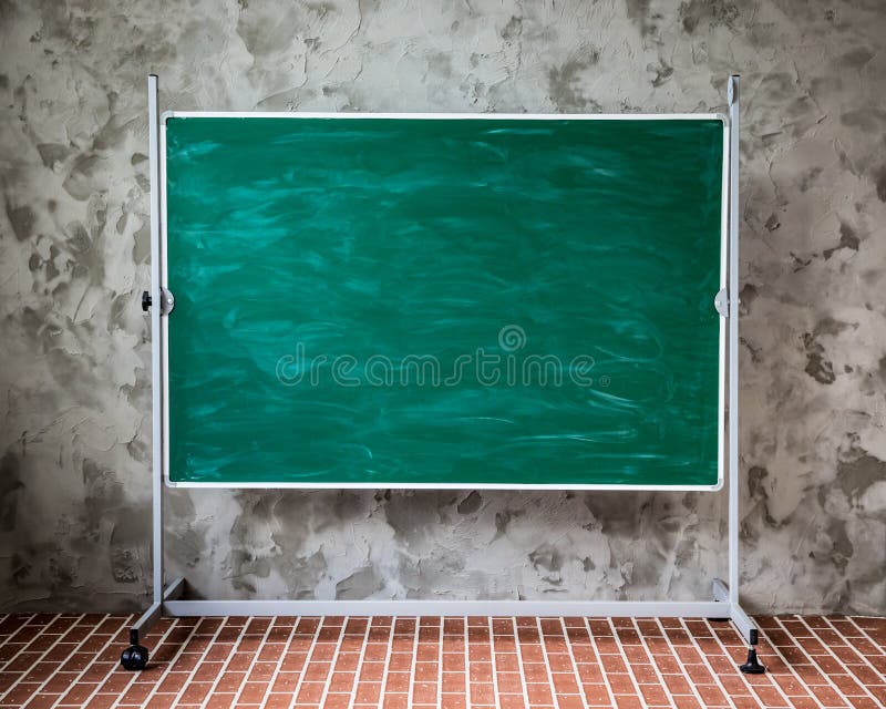Green chalk board stock image. Image of education, classroom - 77263599