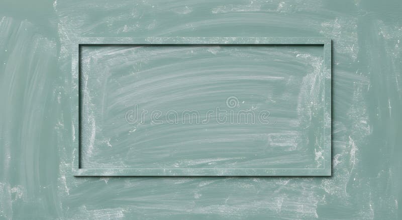 Green Chalkboard Frame stock illustration. Illustration of wall - 373460643