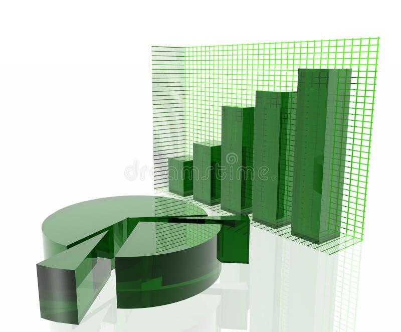 Green chart stock illustration. Illustration of icon - 12100459