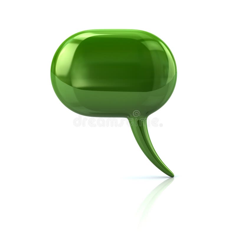 Green chat bubble icon stock illustration. Illustration of green - 93182291
