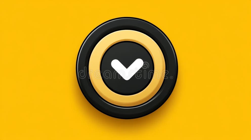 Green Check Mark Button, a Symbol of Confirmation, Success, and ...