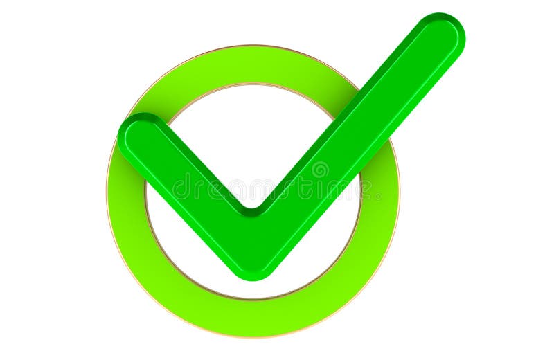 Green Check Mark Circle Stock Illustrations – 6,392 Green Check Mark ...