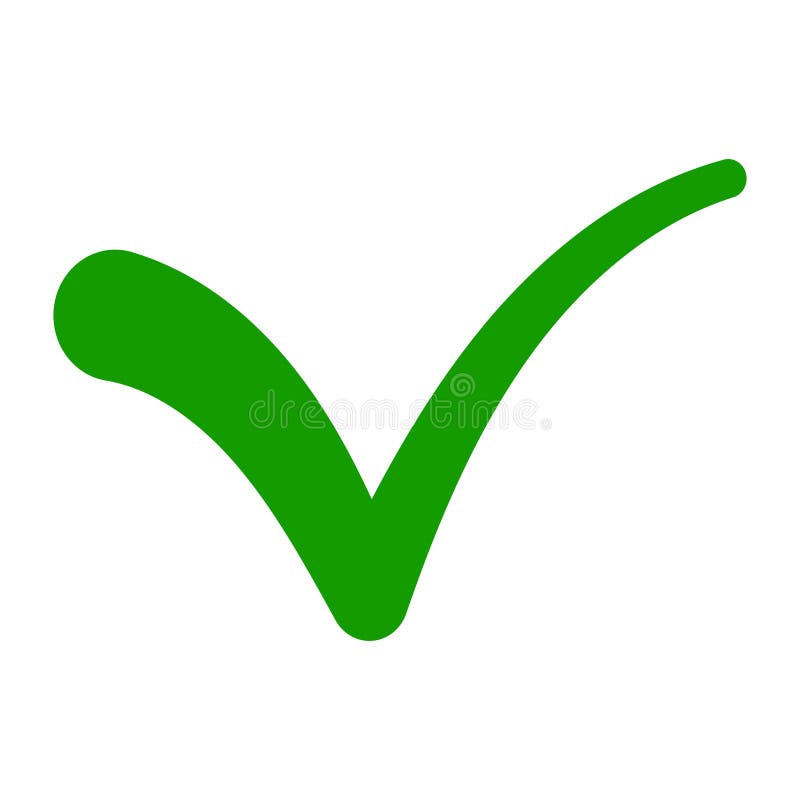 3d Green Check Mark Symbol and Red Cross, Yes Sign Fact and Myth ...