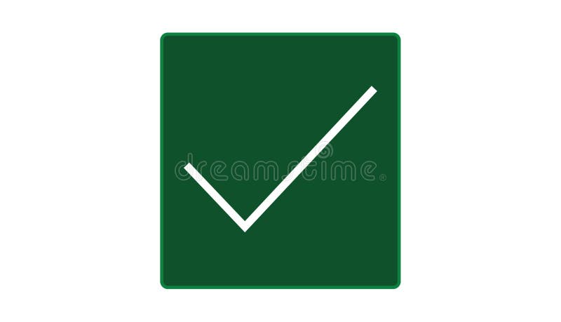 Green Check Mark Icon for Approval, Confirmation, Correct Symbol, Task ...