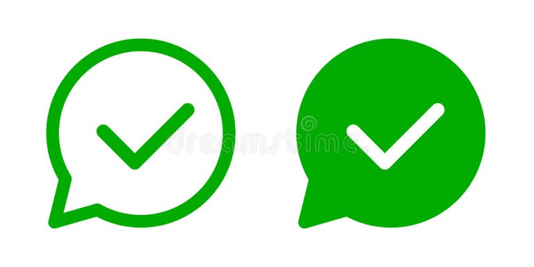 Green Check Mark Icon, Approval Tick Sign, Accept Checkmark, Correct ...